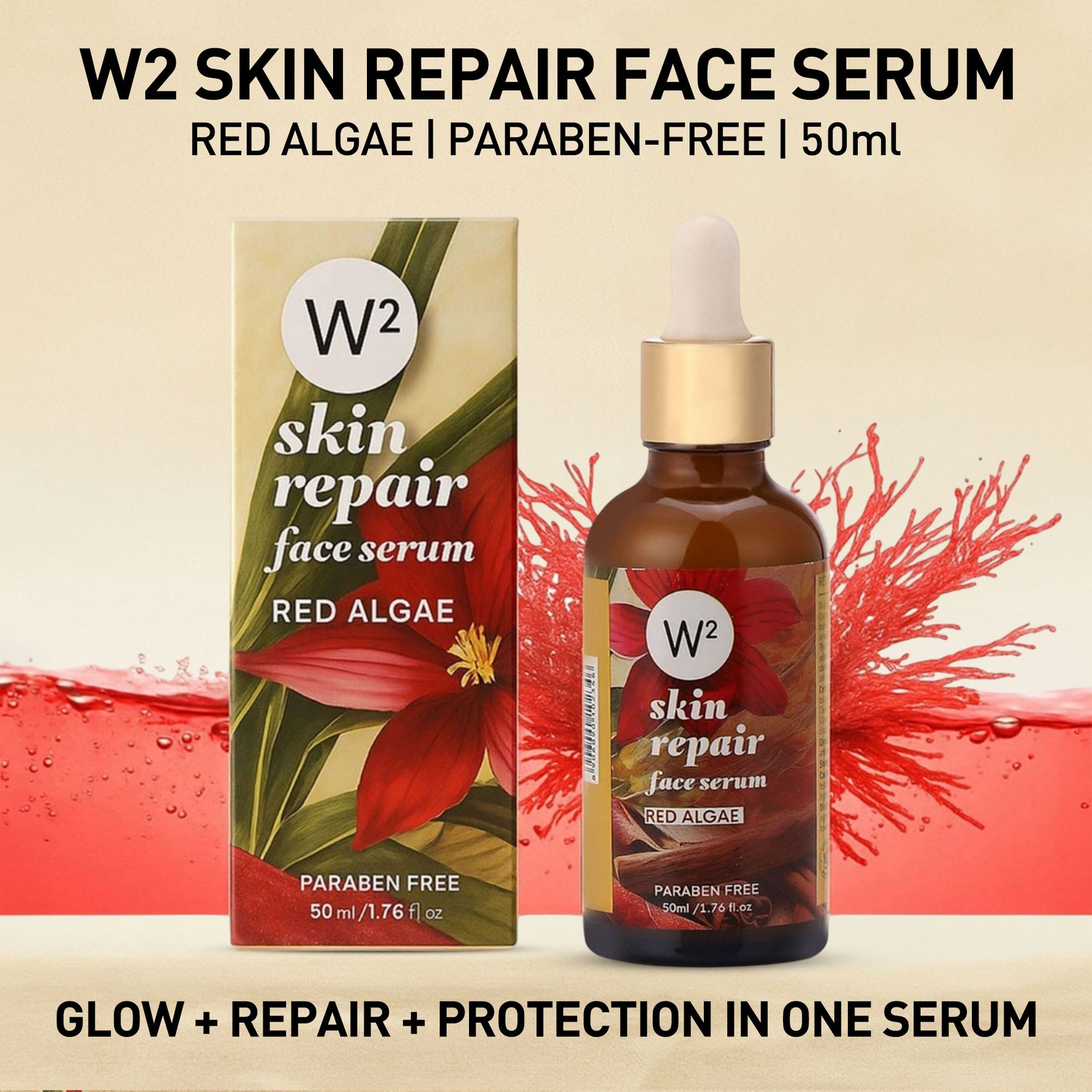 Skin Repair Serum (Red Algae) – W2 | Why Wait